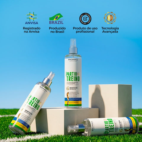 Partiu Treino Spray Capilar 6 em 1 UV e Anti-Frizz | Prohall | Prohall